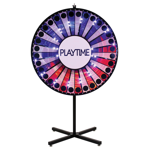 48” Led Spinning Promo Wheel Hire – Melbourne Arcade Hire